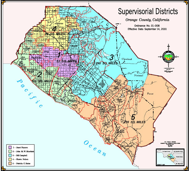 Drawing the political lines for the Board of Supervisors | The Liberal OC